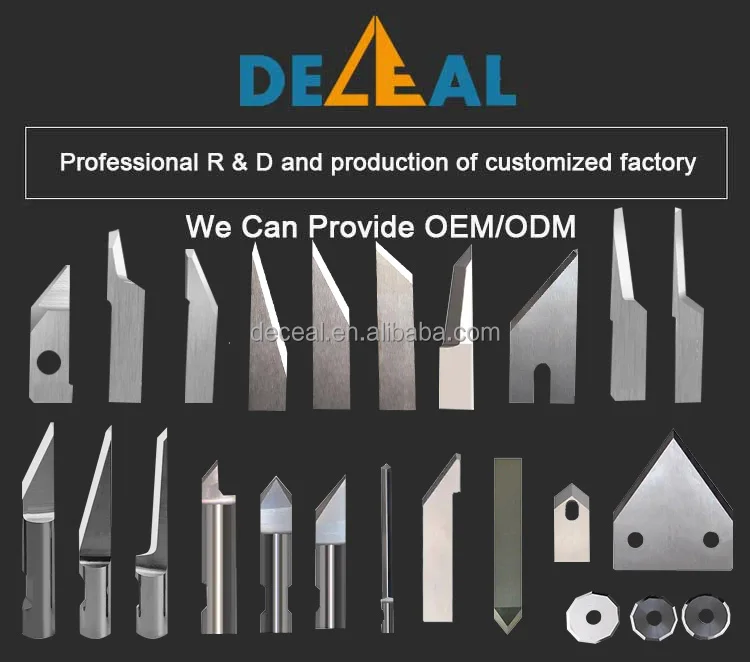 HZ2P Hz3b Hz4x.l Carbide Razor Blades for Comelz Cnc Oscillating ...