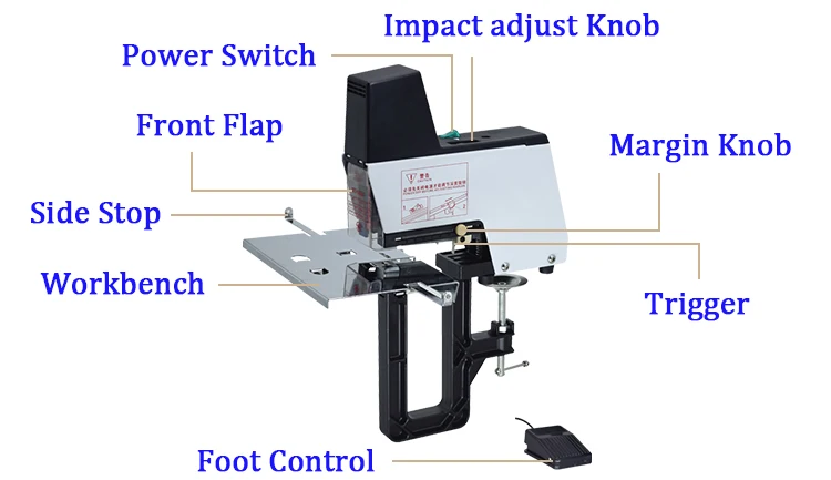 Factory Electric Stapler Machine ST-1000 for Office Binding