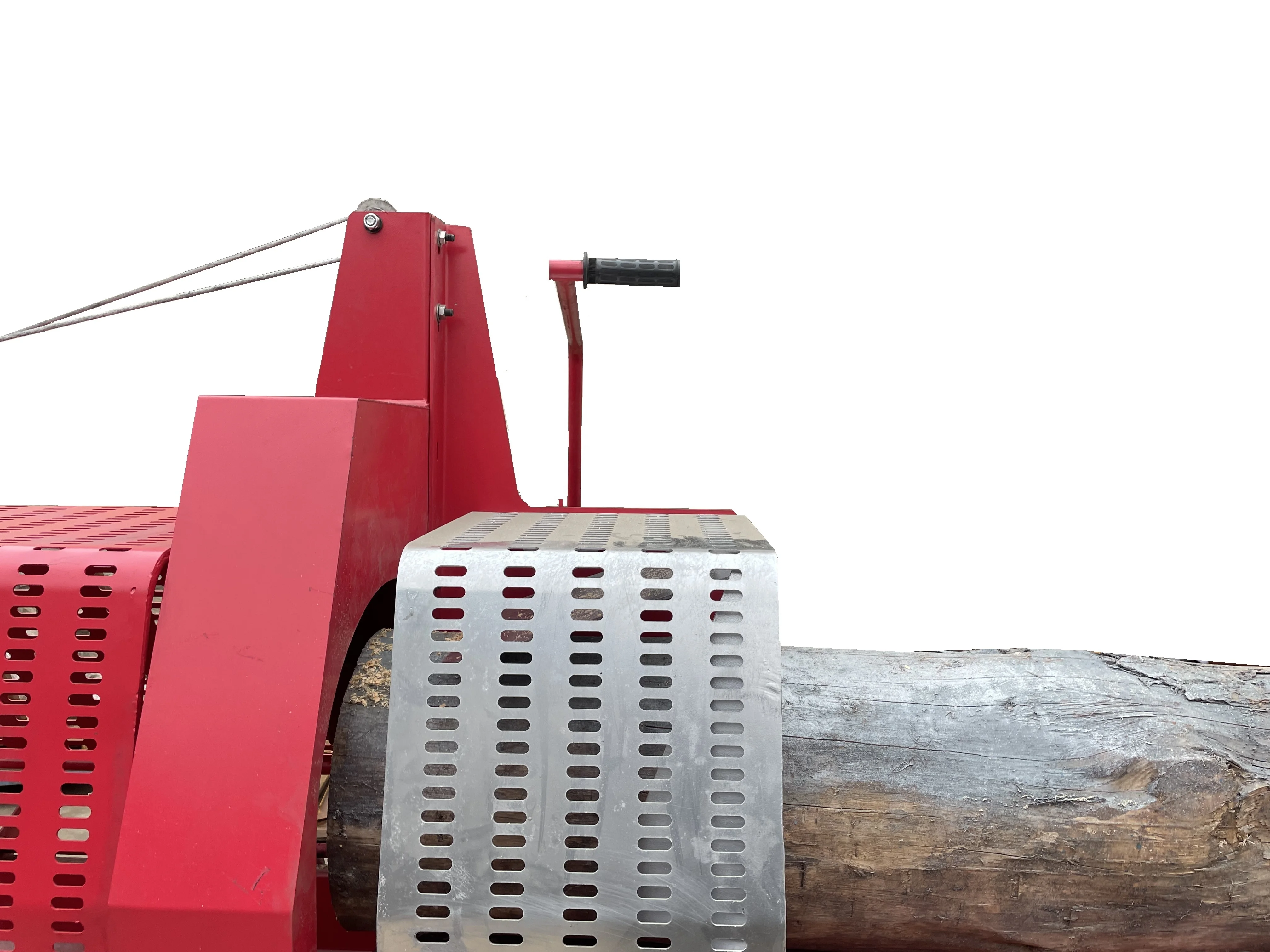 20 Ton Portable Gasoline Engine Wood Processor Cutting Machine Timber ...