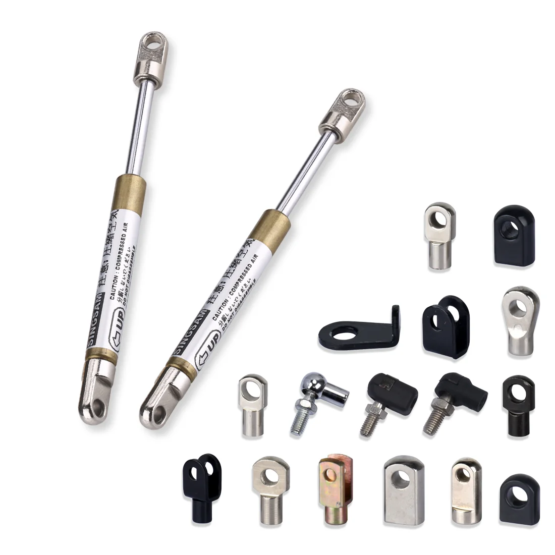 Mini Gas Spring Strut Silver Oem Customized 2pcs 300-600mm 50n Car ...