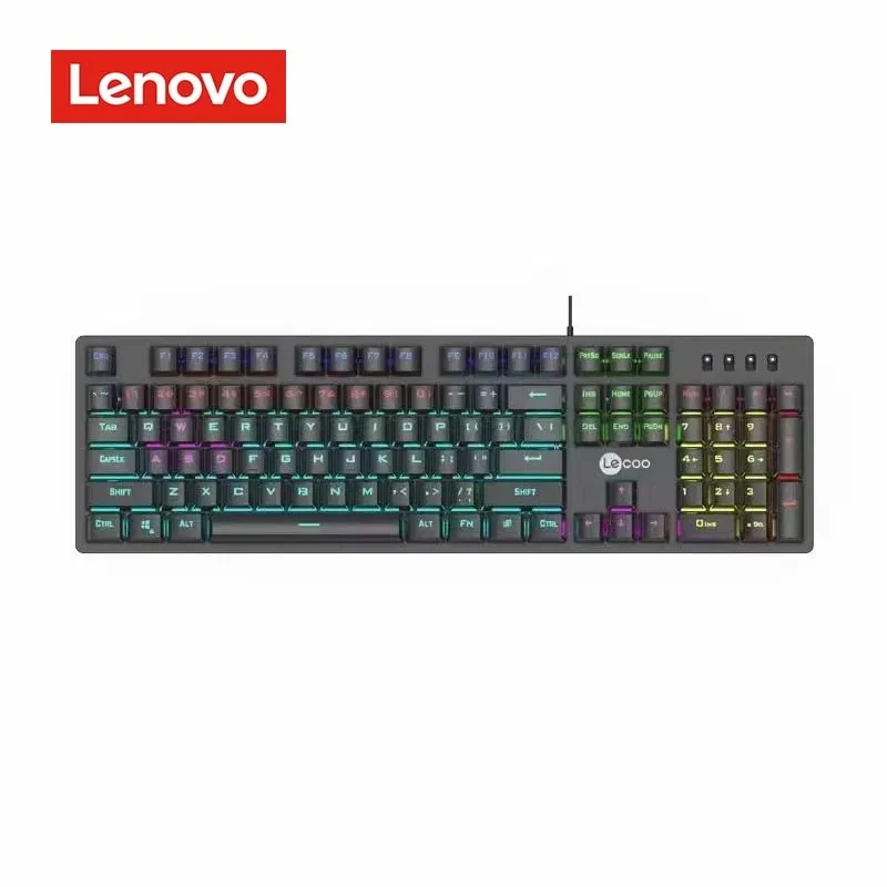 LECOO of Lenovo GK302 Mechanical Keyboard - 104 Keys Gaming