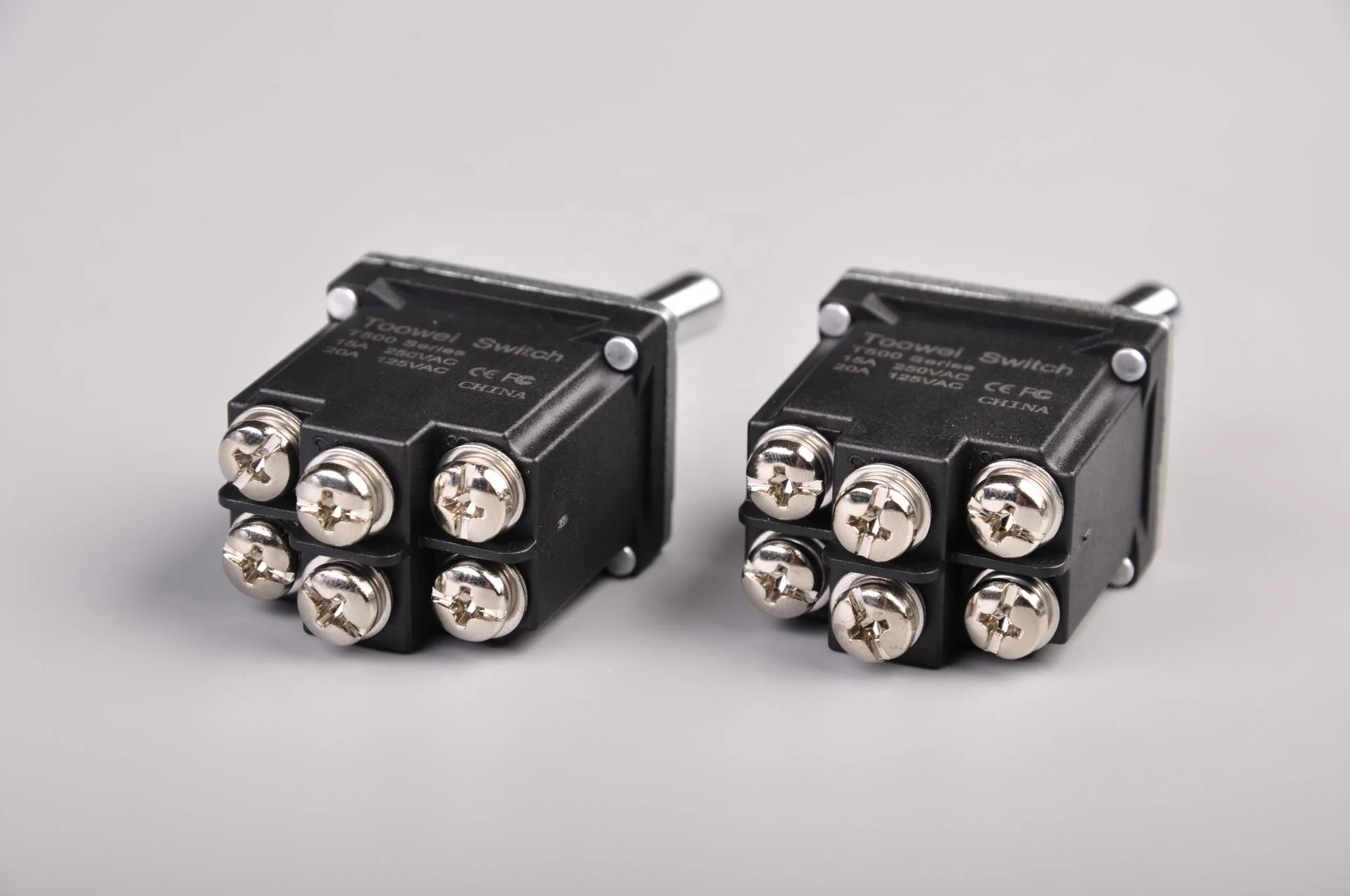 15A 250V 20A 125V AC ON/ON 6PINS Double Pole 2 Way Heavy Duty Rocker ...
