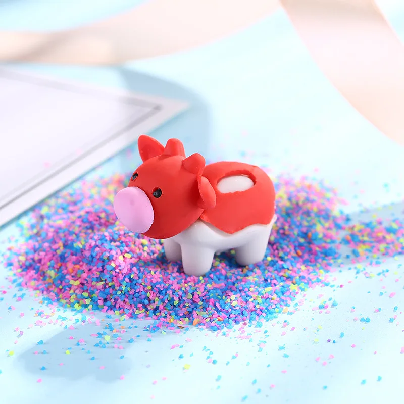 Creative Cute Cartoon Animal Eraser School Supplies Detachable Eraser ...
