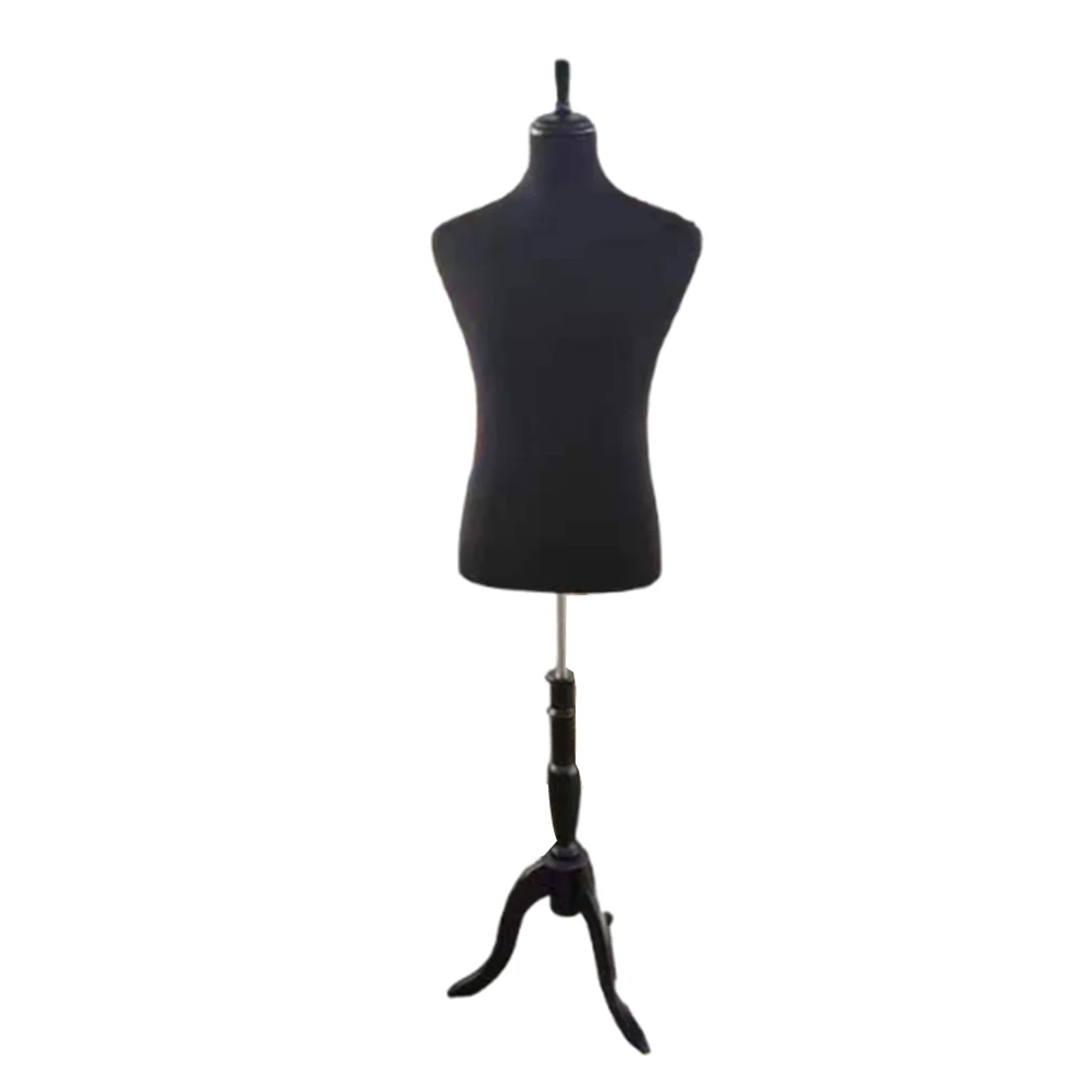 Cheap Female Male Mannequin Torso Dress Form With Wooden Tripod Base ...