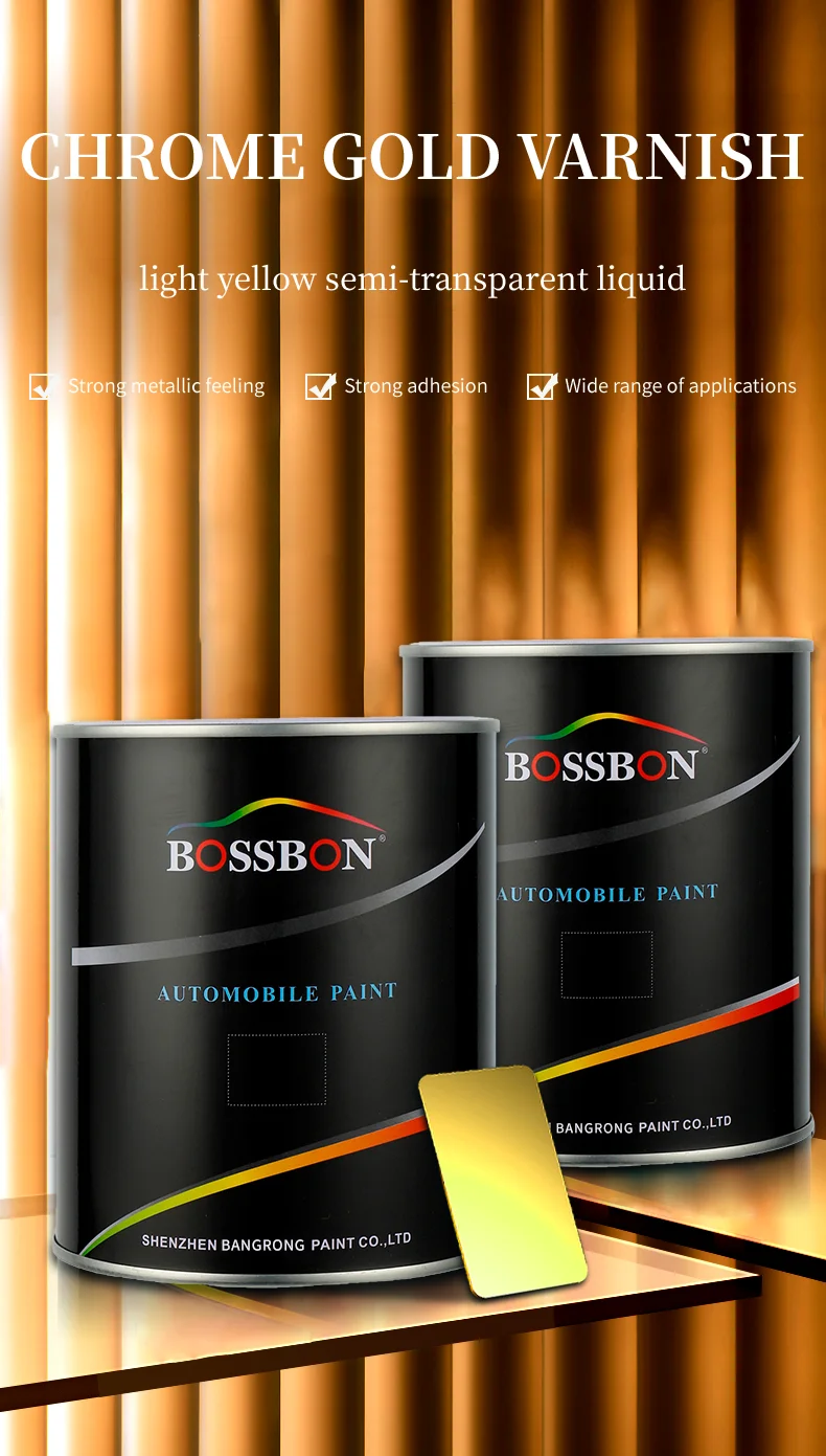 Bossbon New Launched Special Varnish to Chrome Gold Effect Liter-size ...