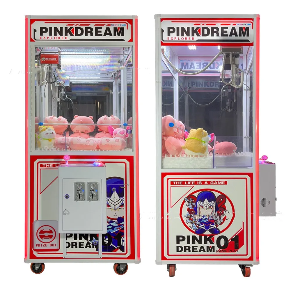 Mini Claw Machine Arcade Game 8 Tiny Dinosaur Claw Machine Motherboard ...