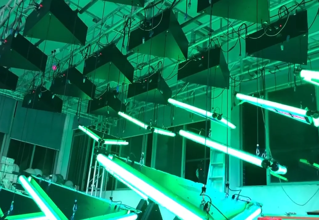Dmx512 Kinetic Triangle Panel Led Lifting Kinetic Lighting System for Nightclub| Alibaba.com