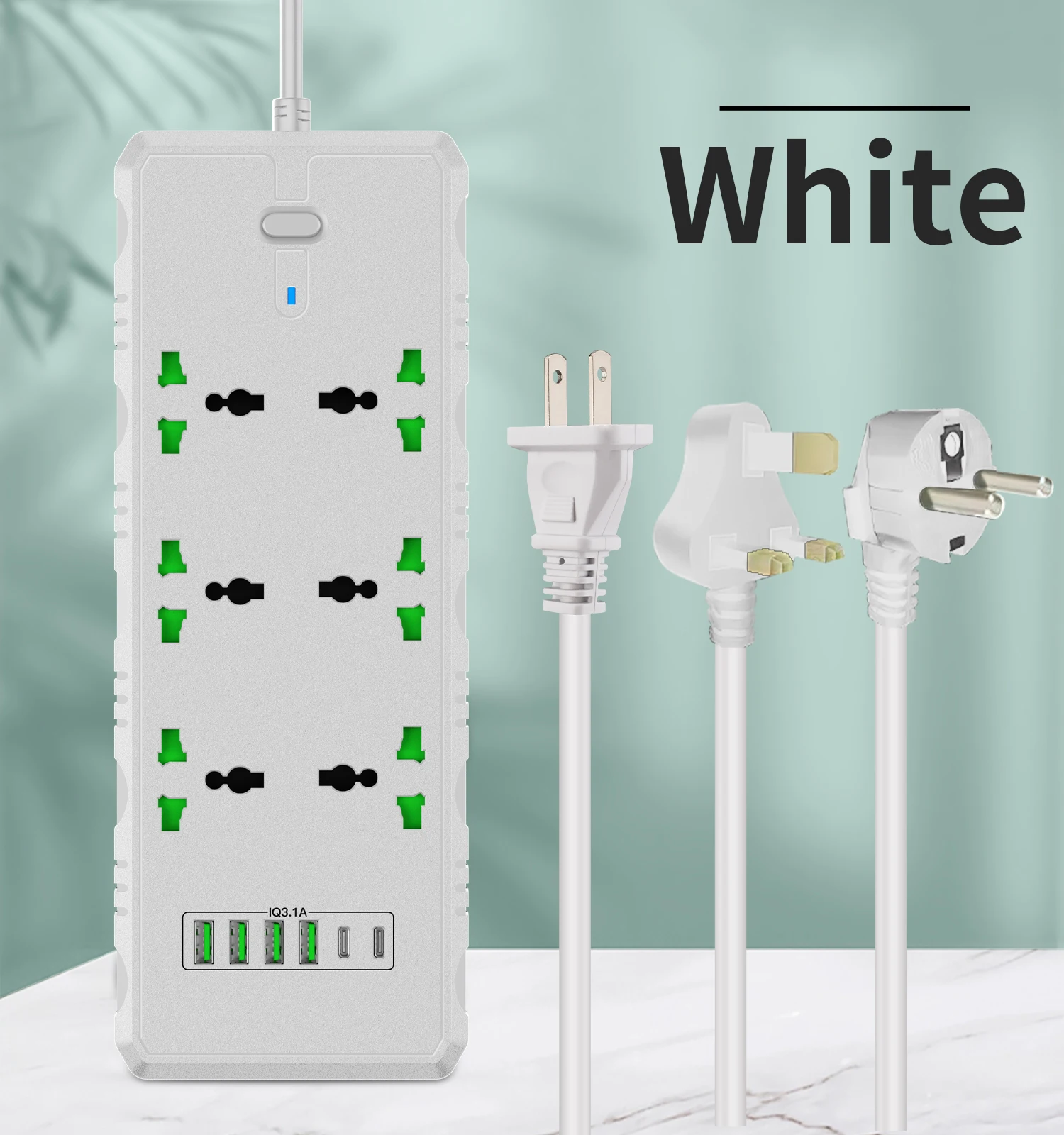 High-power Socket With Usb Household Multi-function Uk Us Eu Pug-in ...