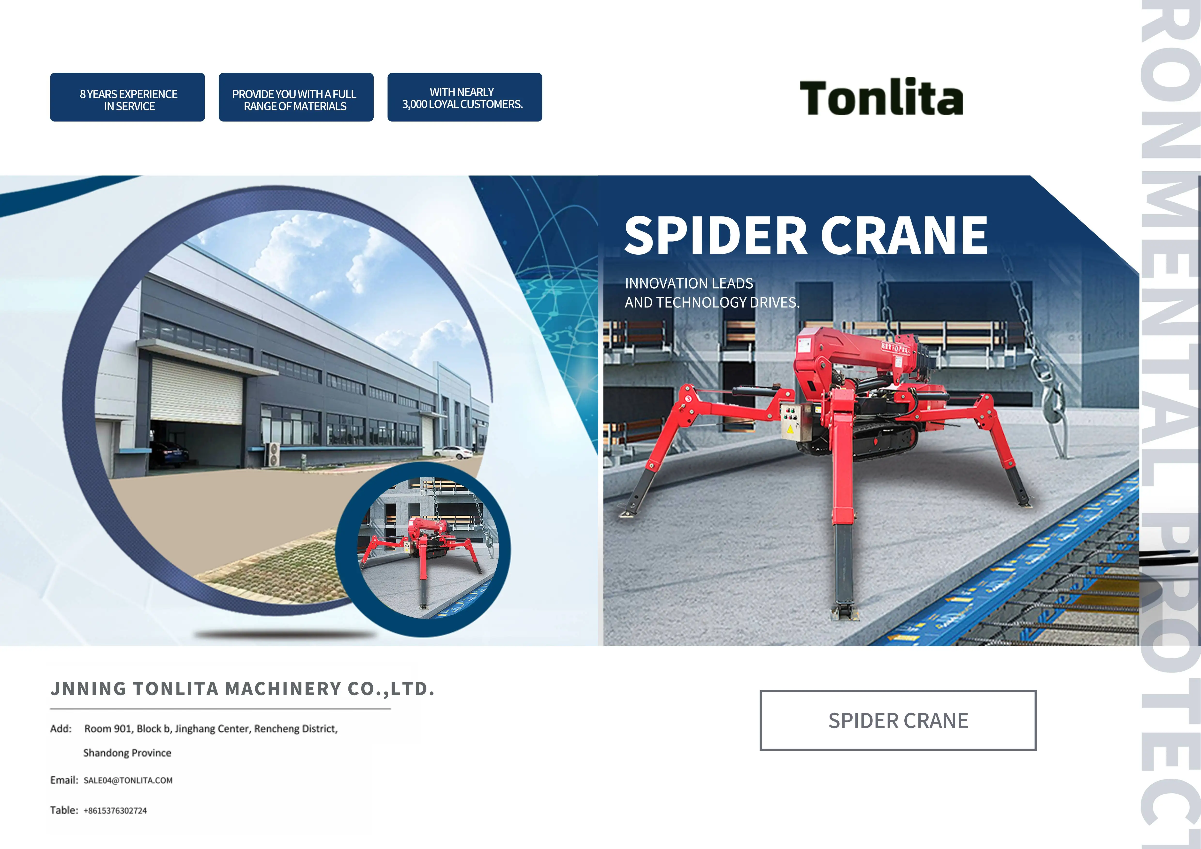 1 Ton 3 Ton 5 Ton 8 Ton Spider Crane Telescopic Boom Mini Crawler ...