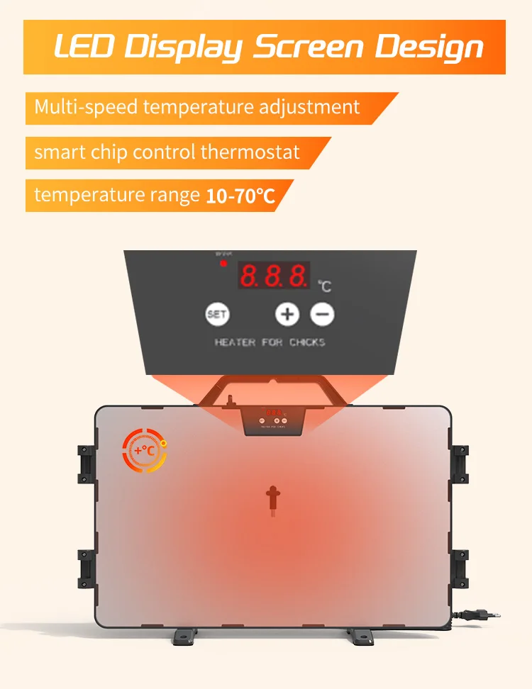 Electric Chicken Heating Plate Fold Chick Brooder Heat Plate for ...