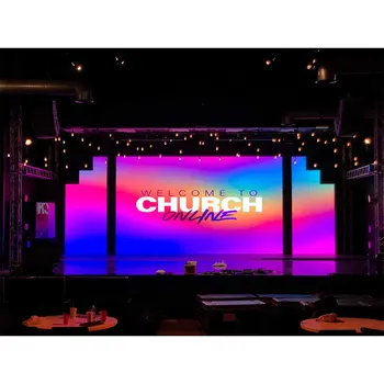 Church Big Background Dj Backstage Back For Concert Video Wall Display ...