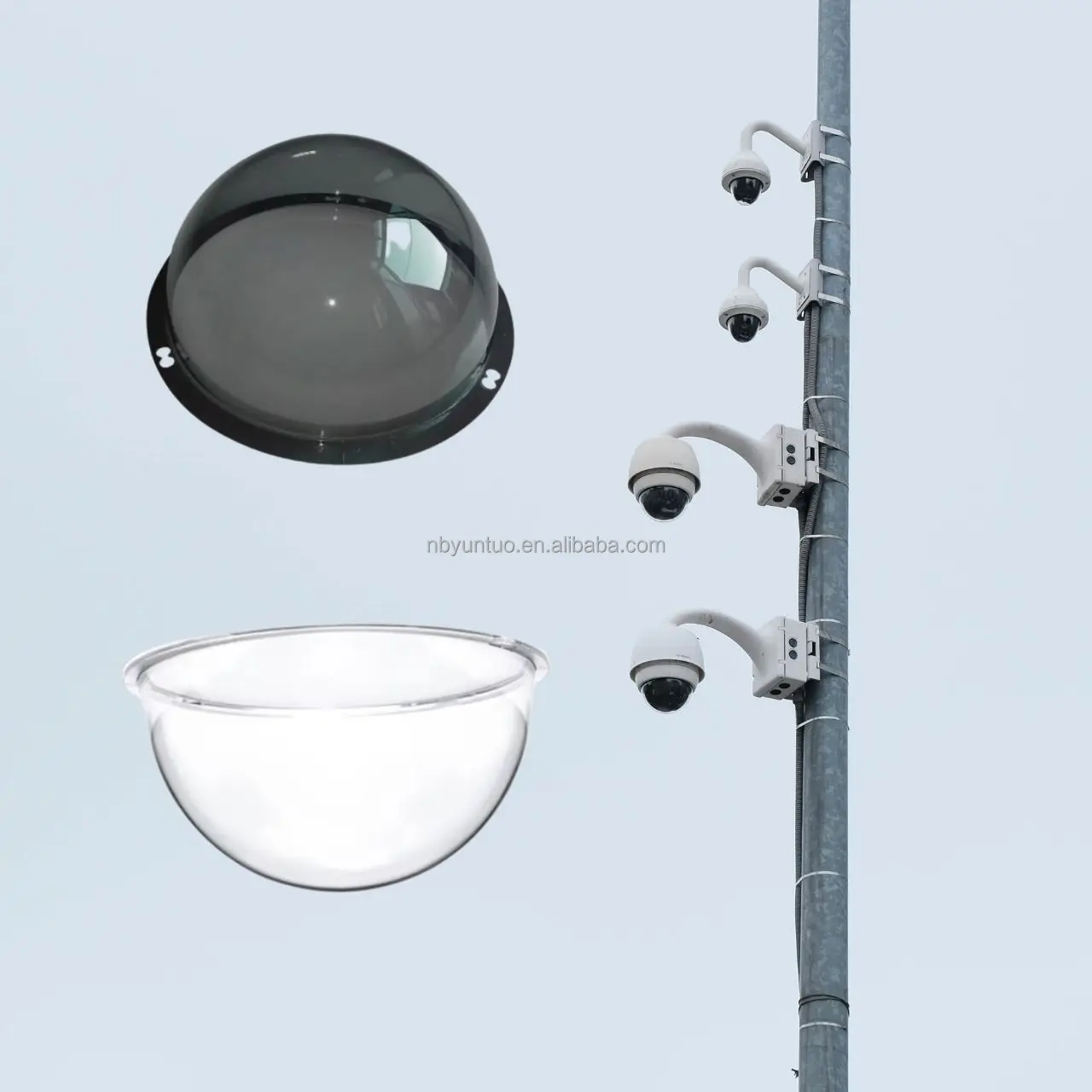 104mm CCTV Dome Case - Waterproof & Transparent Cover