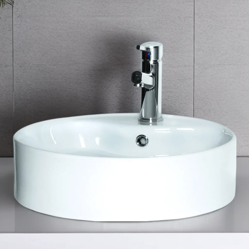 ARROW Sanitary Wares White Bathroom Counter Ceramic Art Basin Luxury ...