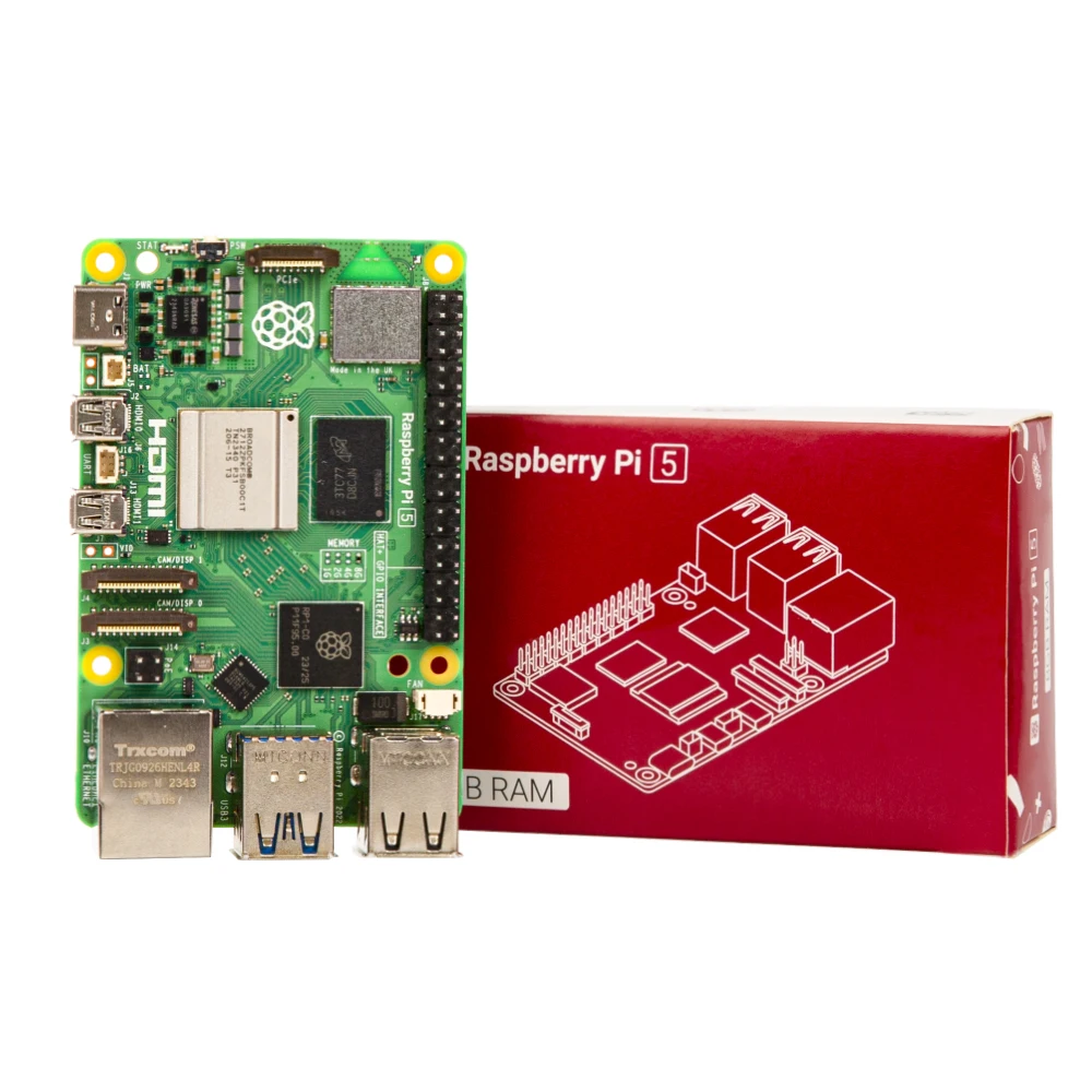 Latest raspberry pi 5 model B 1gb 2gb 4gb 8gb memory full desktop kit ...