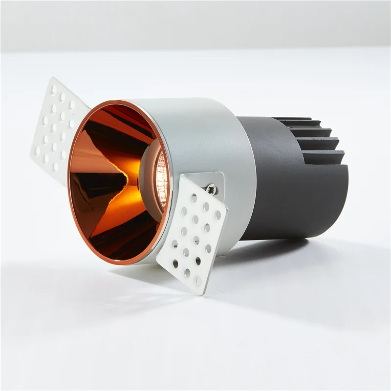 7W trimless spot light led downlight with multi color reflector ...