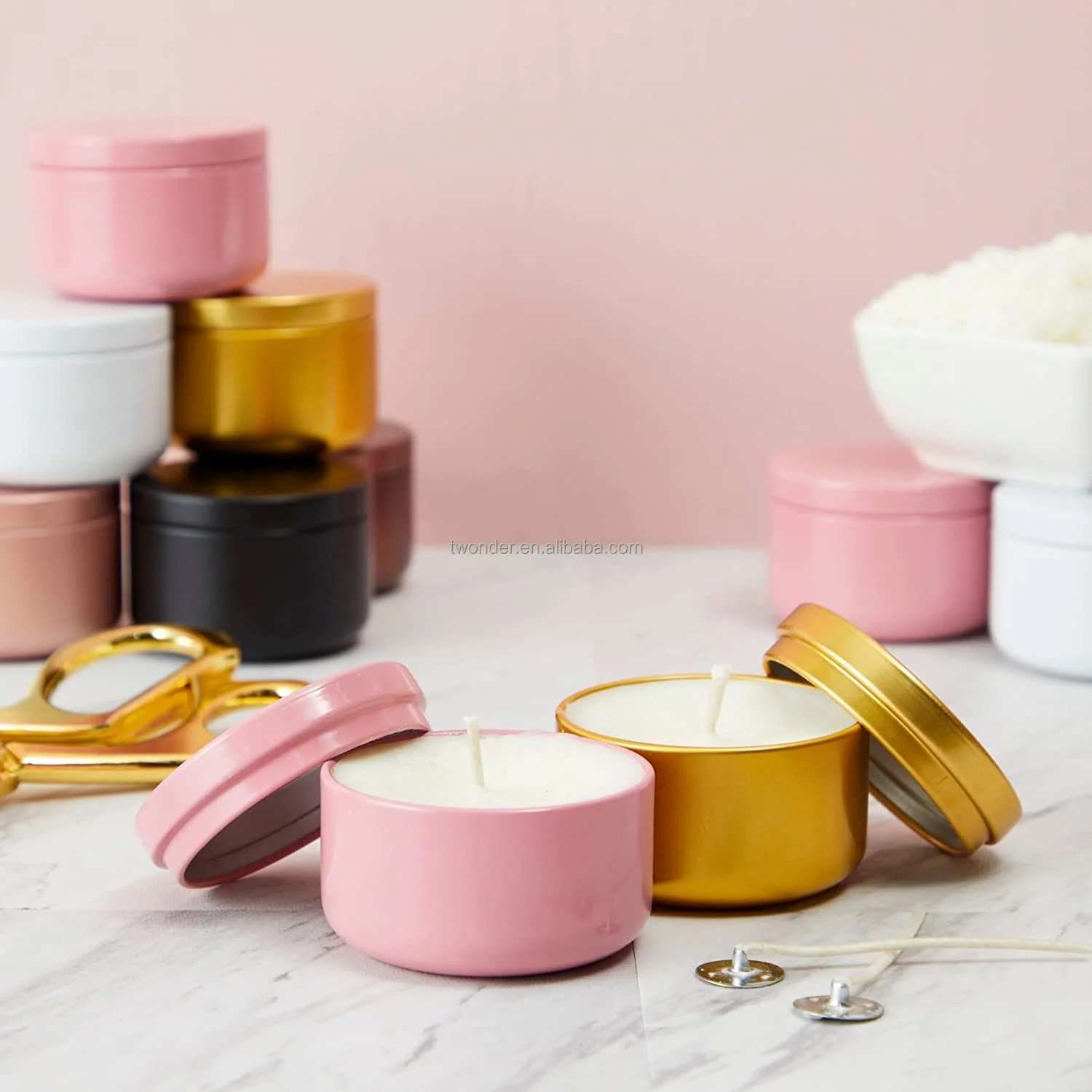Shop Our Factory Direct Empty Luxury Candle Tin Containers