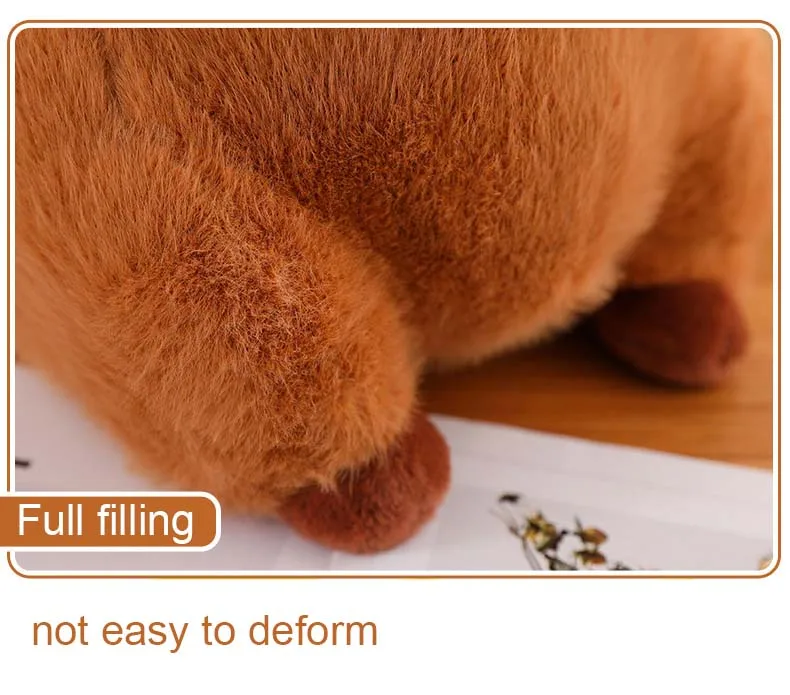 Cartoon Peluche De Capybara Stuffed Animal Capybara Plush Toy With ...