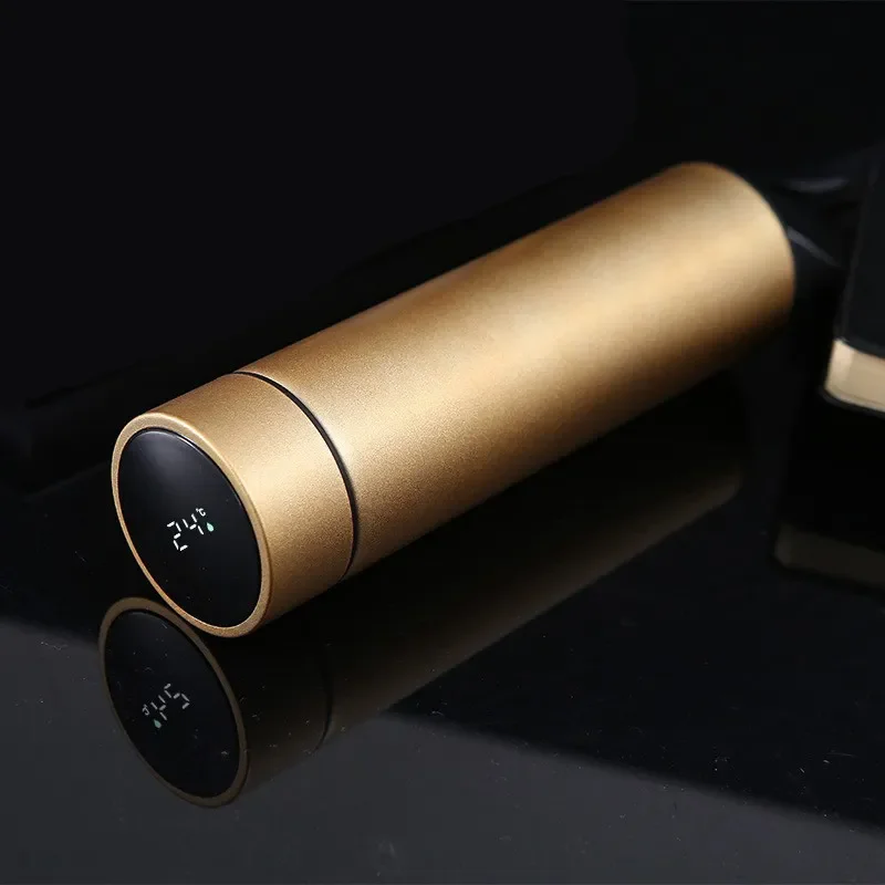 Custom Stainless Steel Tea Thermal Vacuum Flask Smart Travel Thermos Cup Water Bottle Led Bottle ...