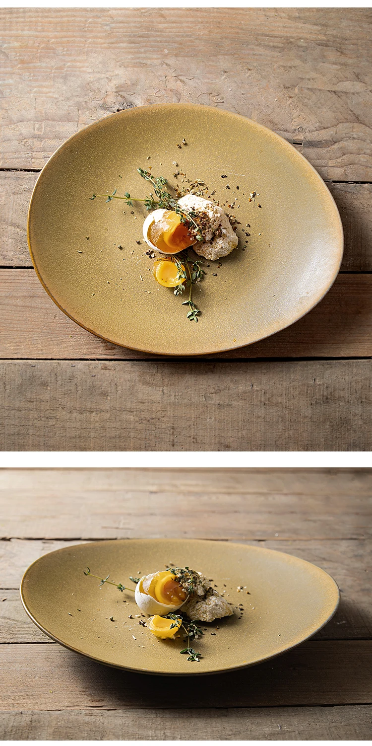 Restaurant Crockery Porcelain Assiettes Plato Teller Set