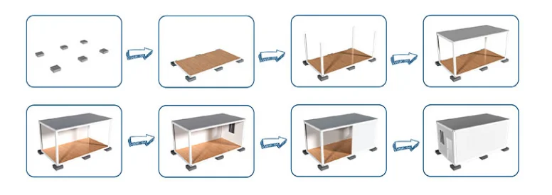 Container Office Carport Container Homes 40ft Luxury House Beach Tiny ...