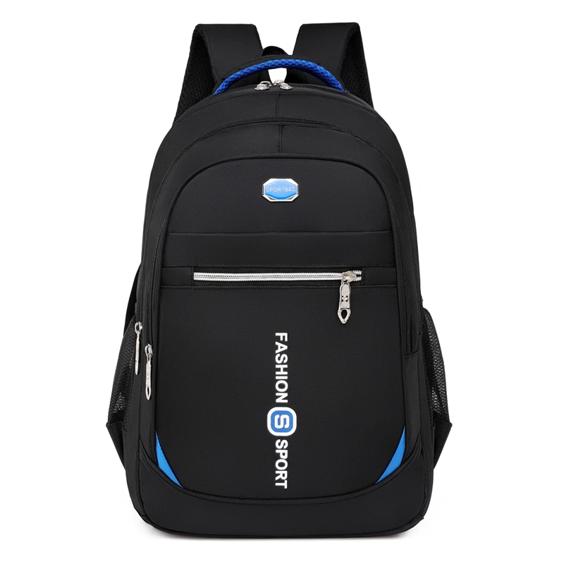 Unisex Travel Backpack With Custom Logo Waterproof Nylon Oxford School ...