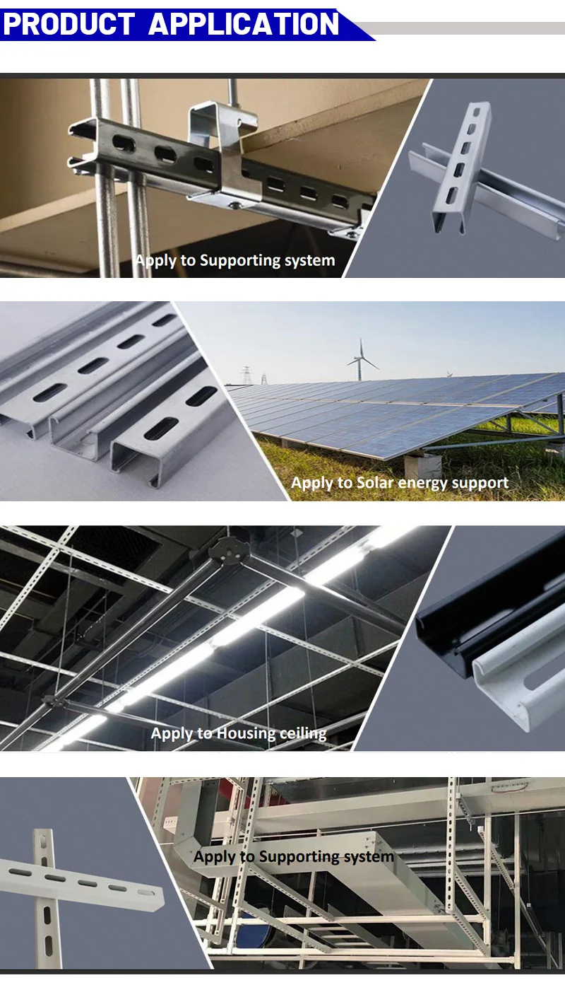 High Quality Structural Galvanized C Channel Steel C Purlin Prices For ...