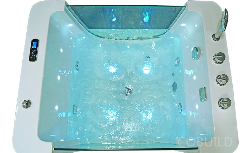 Indoor Baby Spa Tub - Ozone Floating Bubble Spa with Massage & LED ...