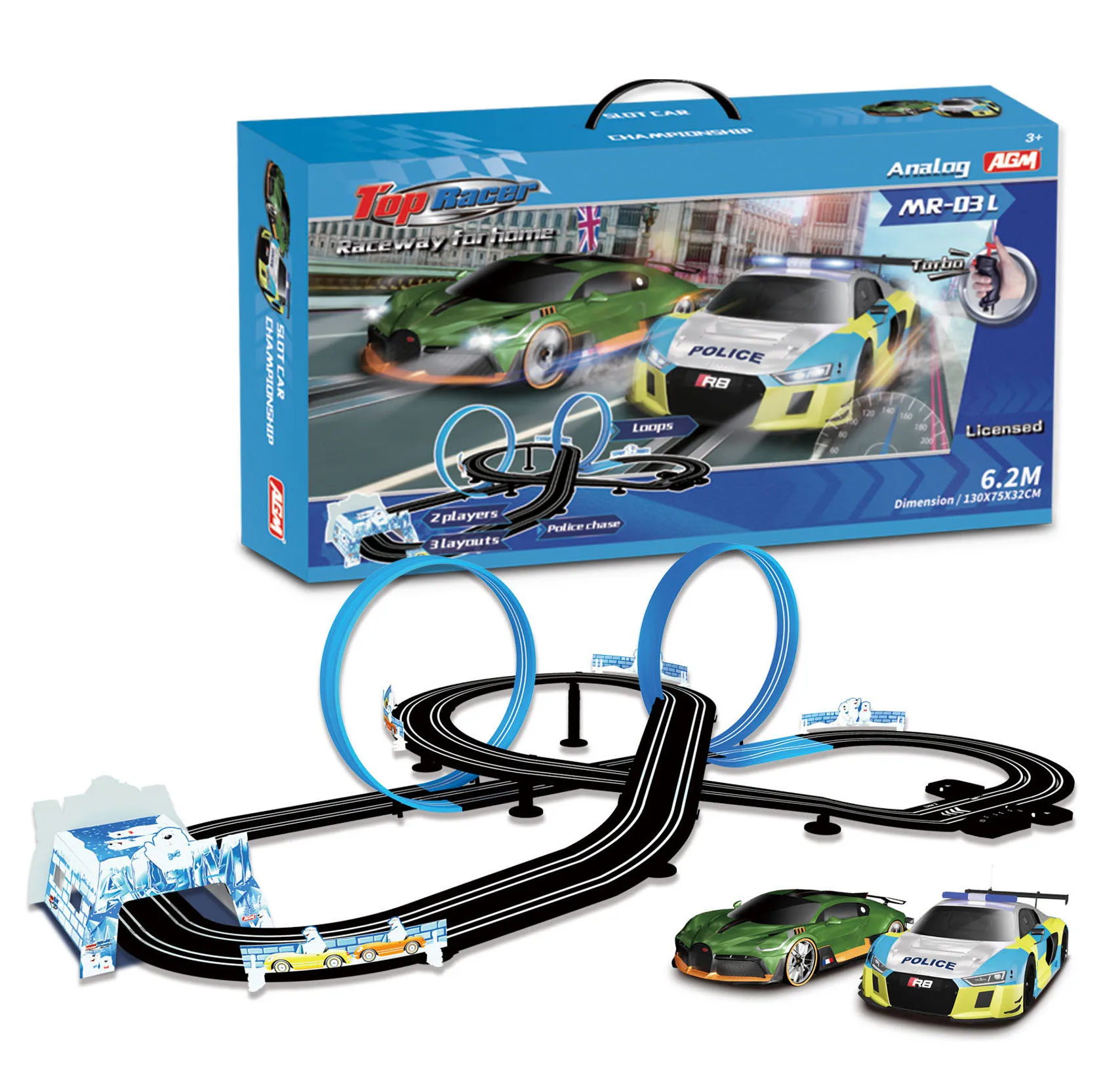 Alibaba.com: TOP RACER 1/64 Electric Double Remote Control Tracking Car ...