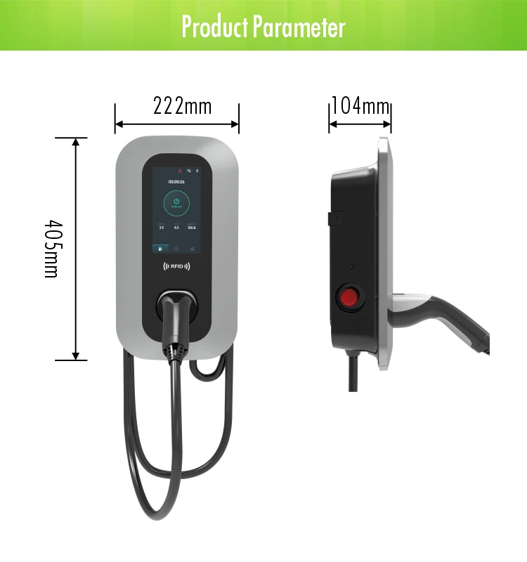 Evse Wall Box Wallbox 11 Kw Wi-fi Ac Electric Car Ev Fast Charging ...
