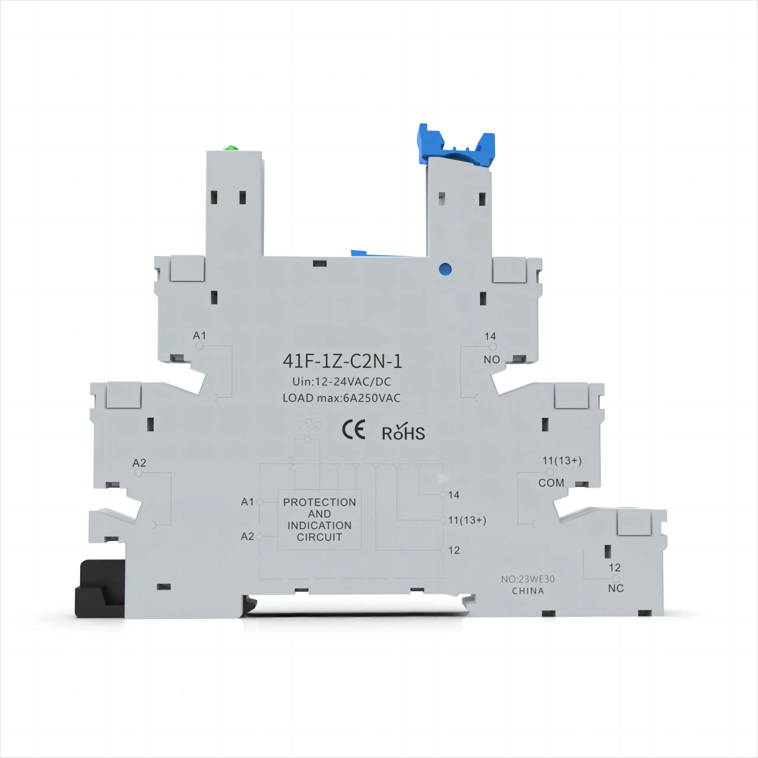 Electromagnetic Ultra-Thin Slim Relays with LED 6A 12v 5v 24v