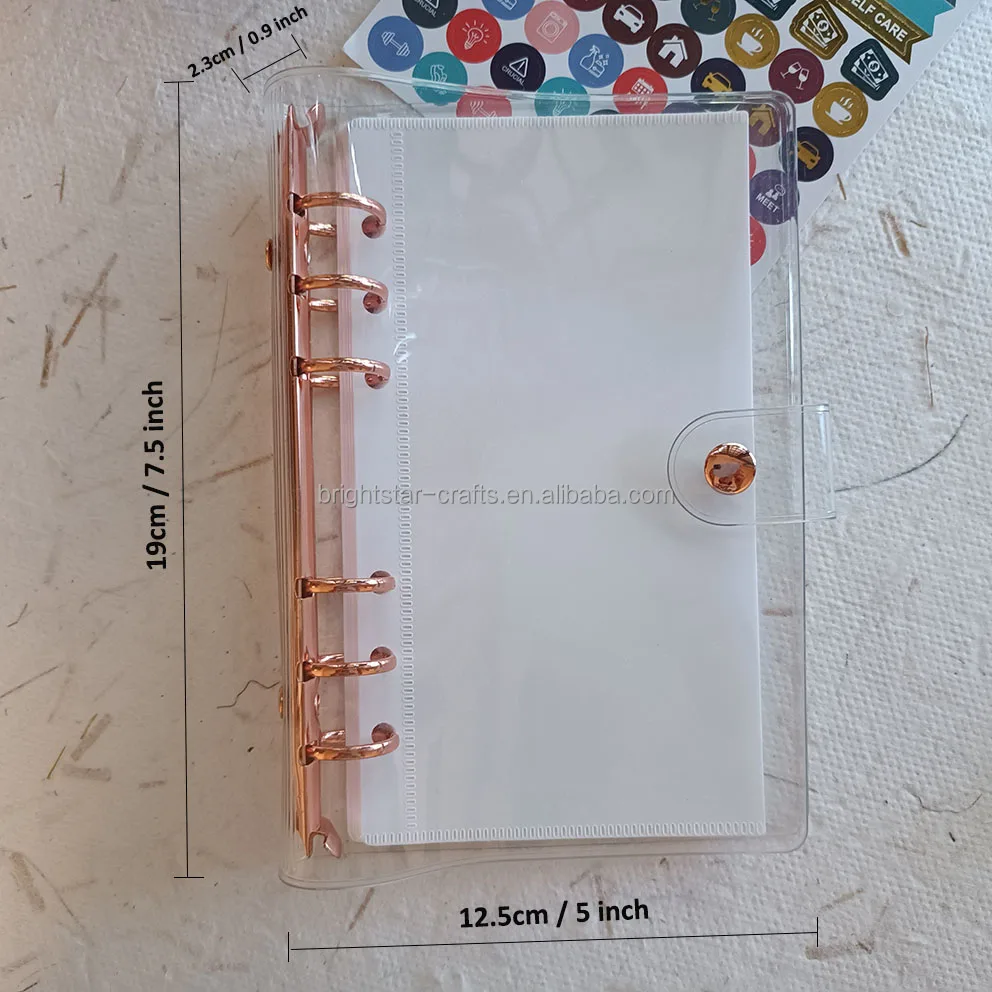 High Quality Portable Custom 100 Envelope Challenge Binder A5