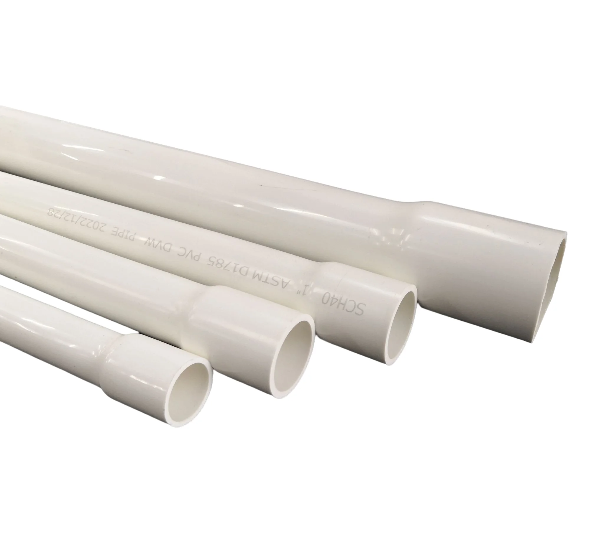 China Wholesale Sch40 Upvc Water Supply All Size Available High Quality Plastic Pipe With Bell ...