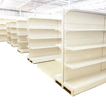 Custom Gondola Shelving Double-sided Rack Supermarket Shelves Design Pharmacy Shelves For Retail ...