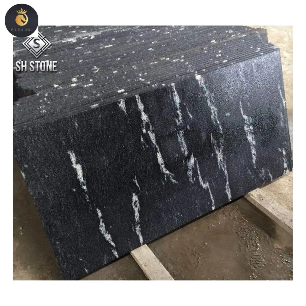 Snow Leopard Black Granite with White Veins| Alibaba.com