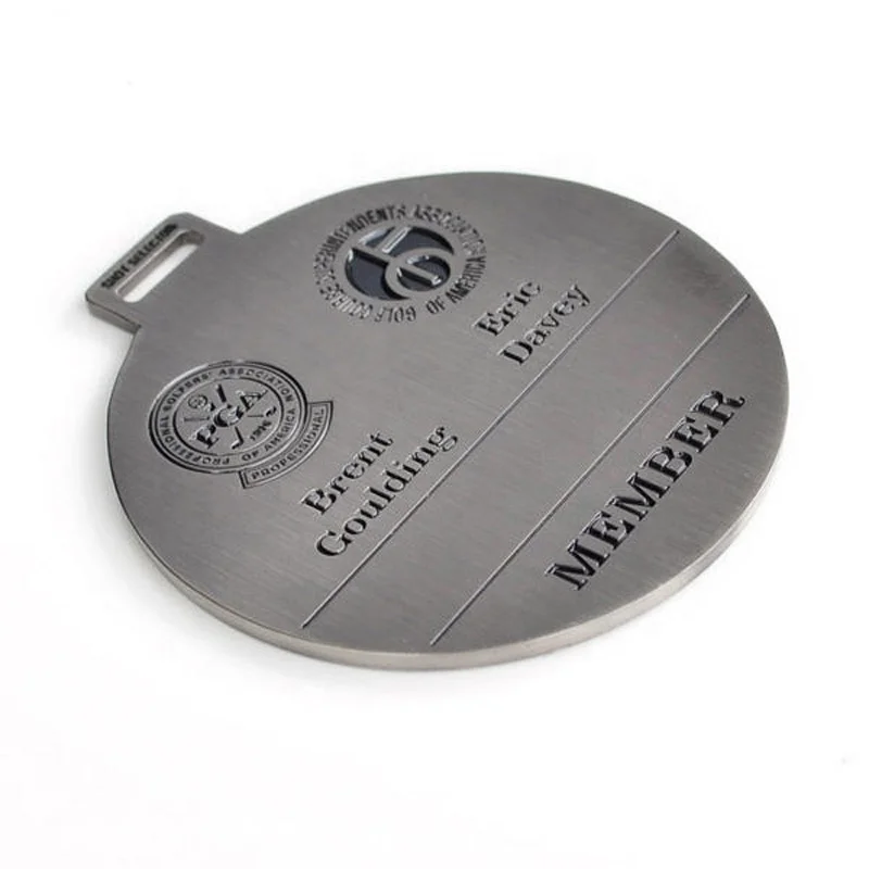 Custom Enamel Golf Bag Tag Custom Metal Golf Bag Tag for Club Members ...