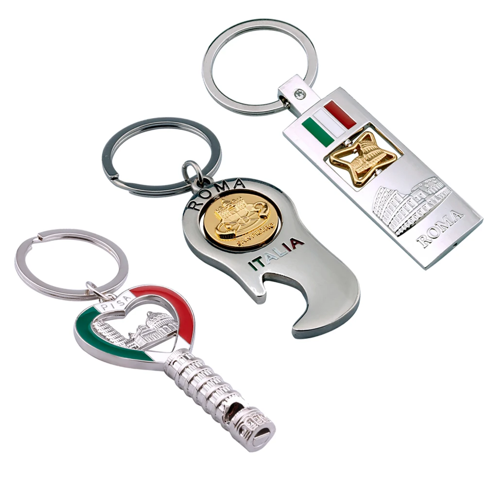 Custom Logo Design Metal Enamel Bear Keychain Tourist Souvenir Germany ...