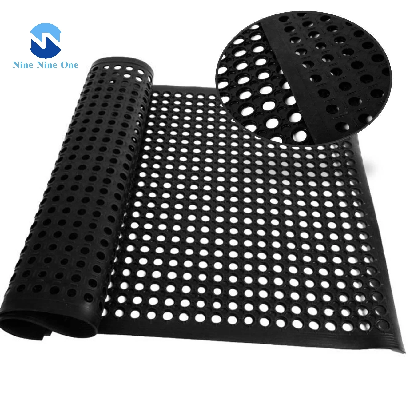 Perforated Rubber Waterproof Holes Hollow Rubber Kitchen Mat - Buy ...