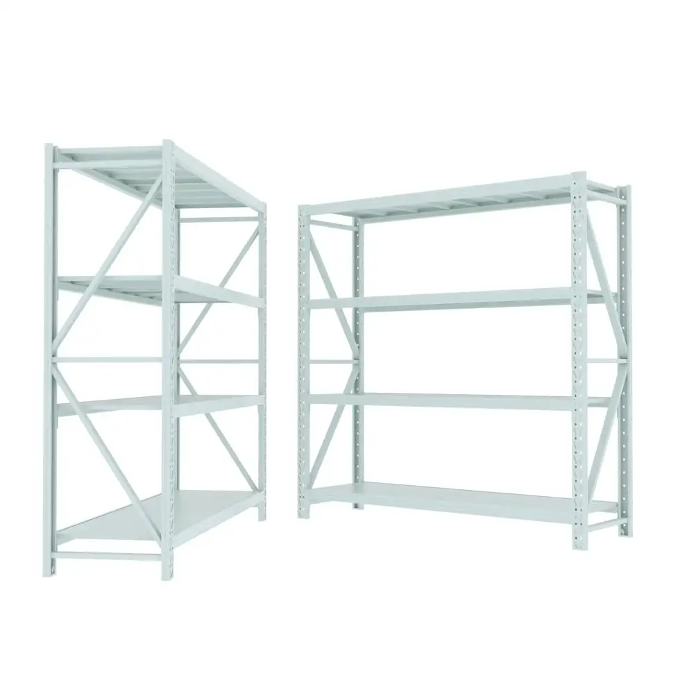 Custom Heavy Duty Shelving 4 Tier Industrial Selective Warehouse Metal ...