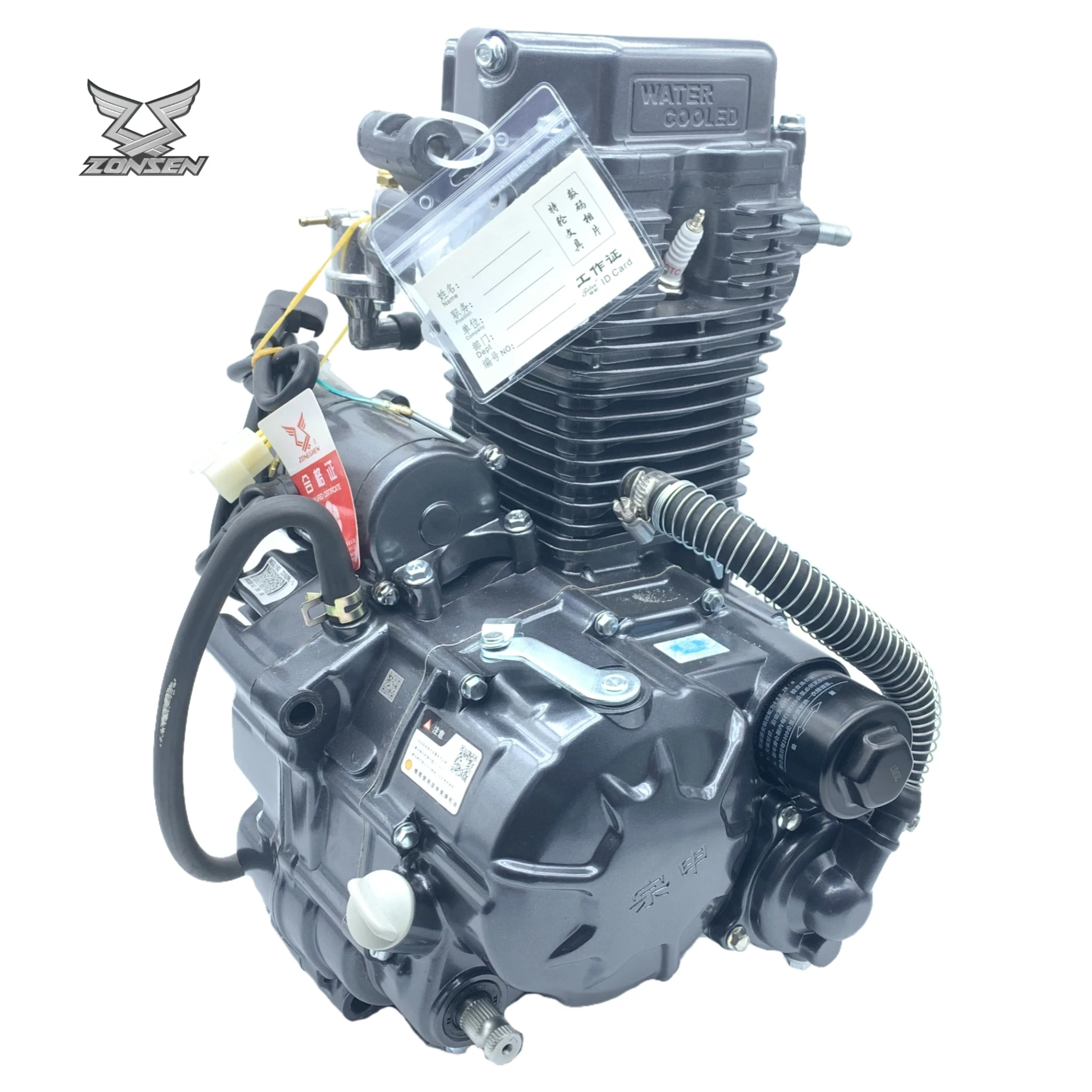 Zongshen 200cc Motorcycle Engine Cg200-g Motor De 4 Tiempos Cg200 Water ...