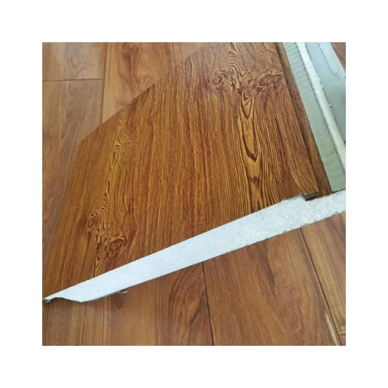 Decorative wood pattern siding panels exterior wall EPS sandwich panel ...