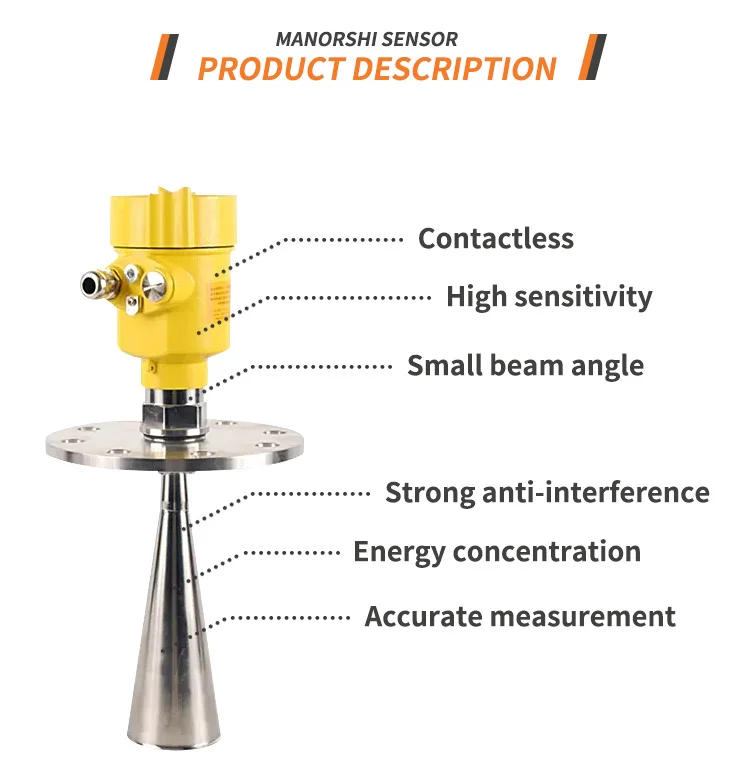 Manorshi 2024 Water Level Sensor Smart Integrated-type Radar Level ...