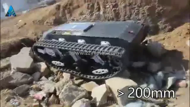 Avt-17t 200kg Payload Rubber Track Robotic Inspection Platform Rtk ...