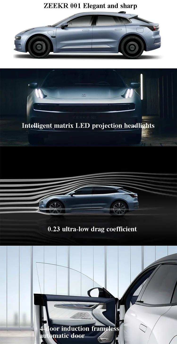 2023 Zeeker 001 Fwd Ev Medium Large Electric Car China Electric Car Low ...