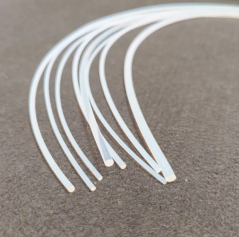 Engineering Plastic Rod 1mm 1.5mm 2mm 3mm Rigid White Transparent Soft ...