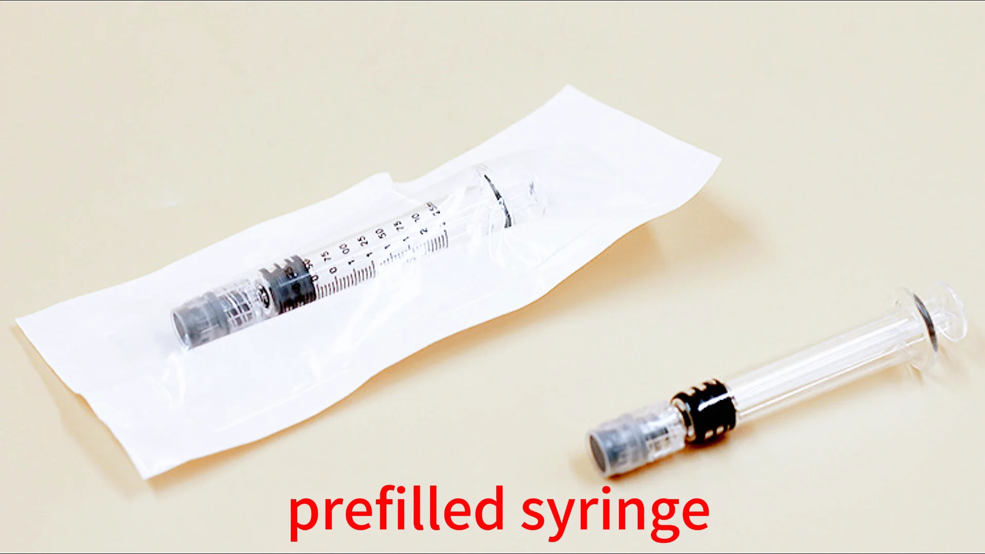 225ml Glass Prefilled Syringes With Luer Lock Rigid Cap