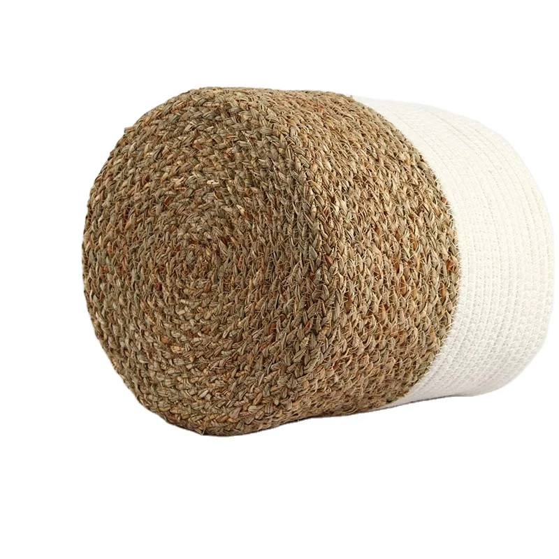 Wholesale Natural Straw Materials Rattan Custom Seagrass Round Open ...