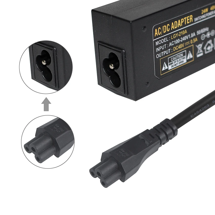 EU Ac Cable Connector Iec Plug H05vv F C5 H05vvf Supply European Power ...