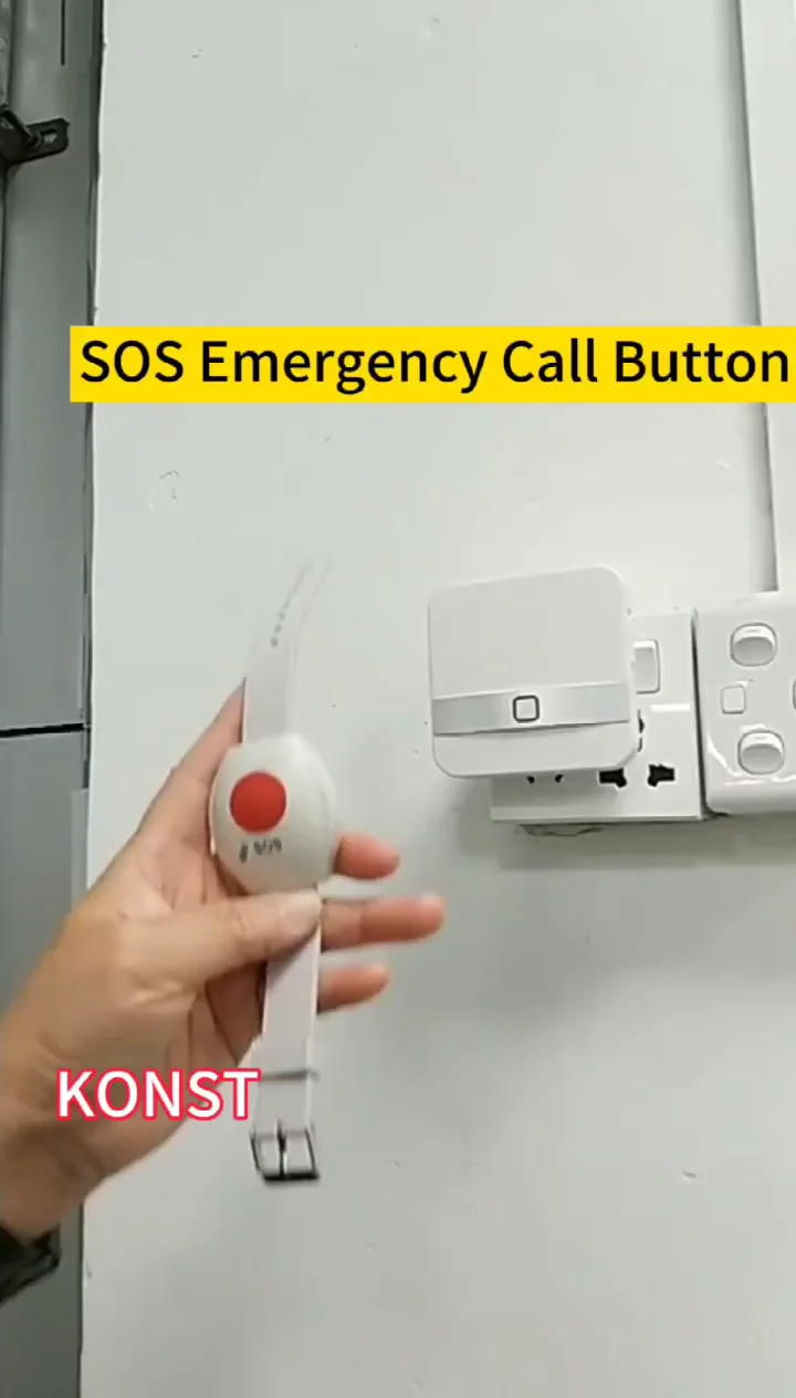 Single Double Long Press Model Call Red Wireless Technology Panic ...