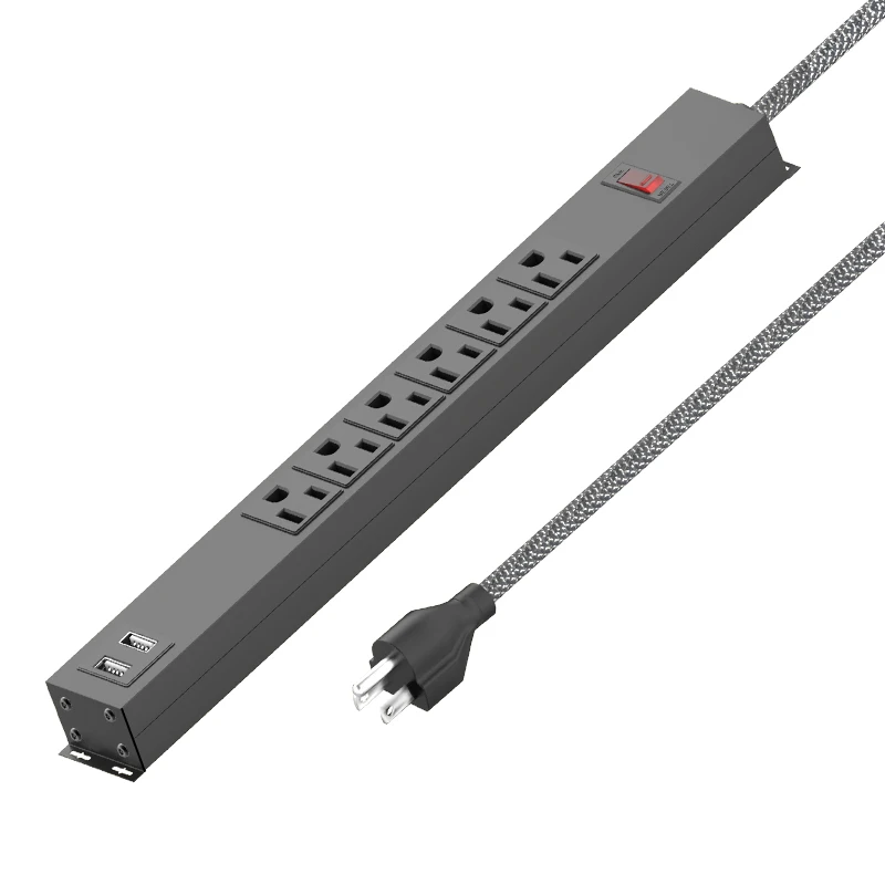Pdu Power Strip Socket 19" Rack Outlet With Usb High Quality Power ...