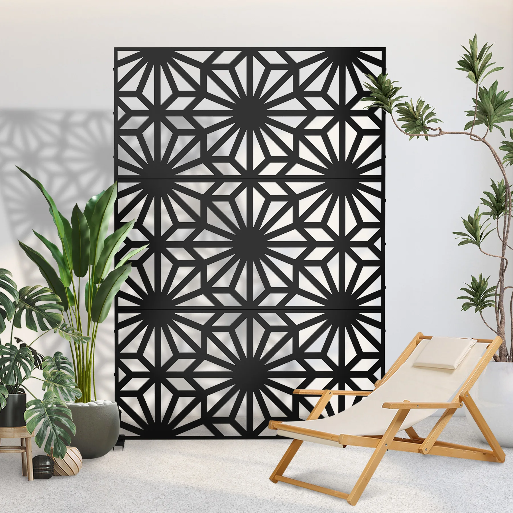 Outdoor Privacy Screen For Enhanced Furniture Ambiance In Outdoor ...